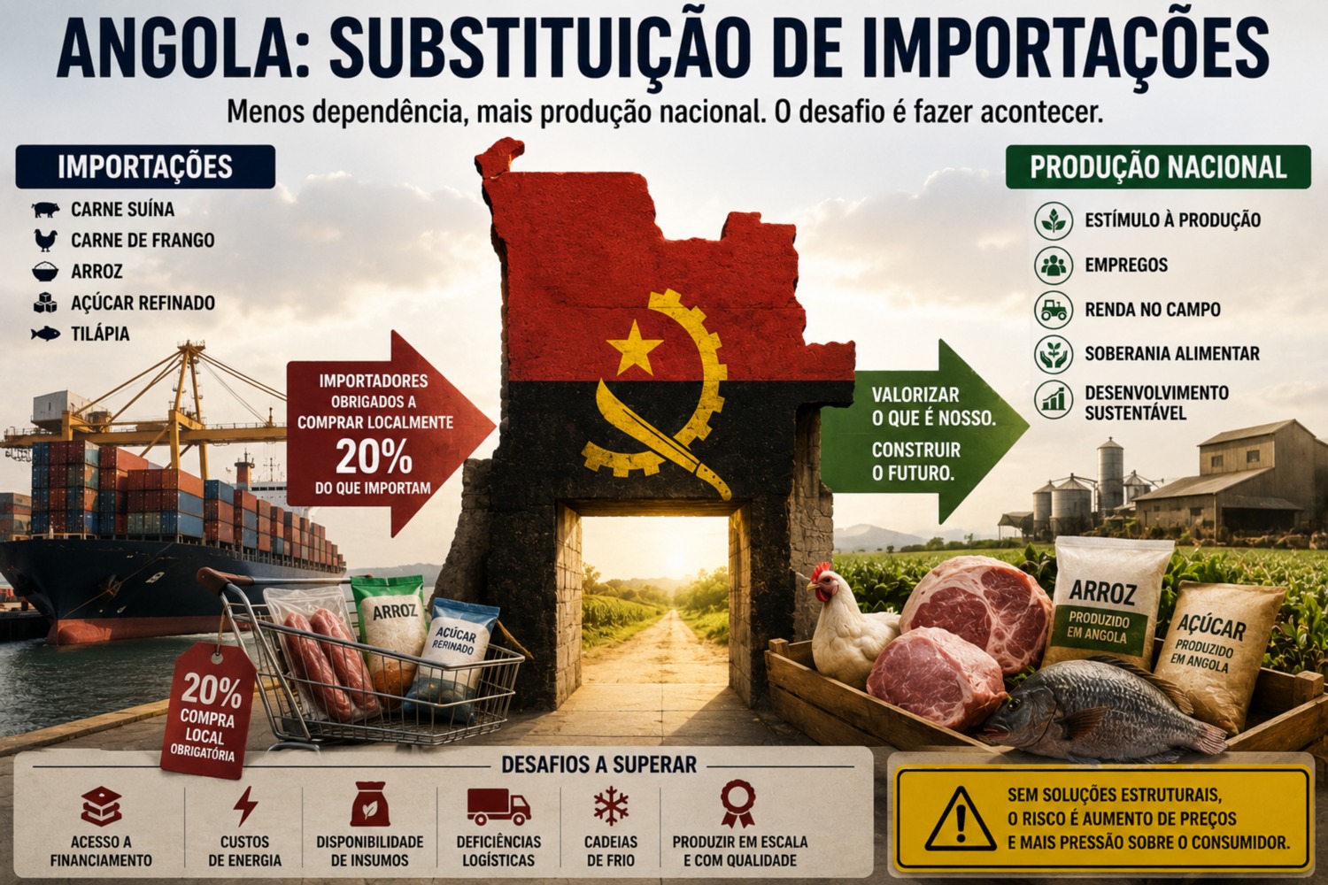 Angola Aperta as Importações: Produção Nacional ou risco de inflação ...